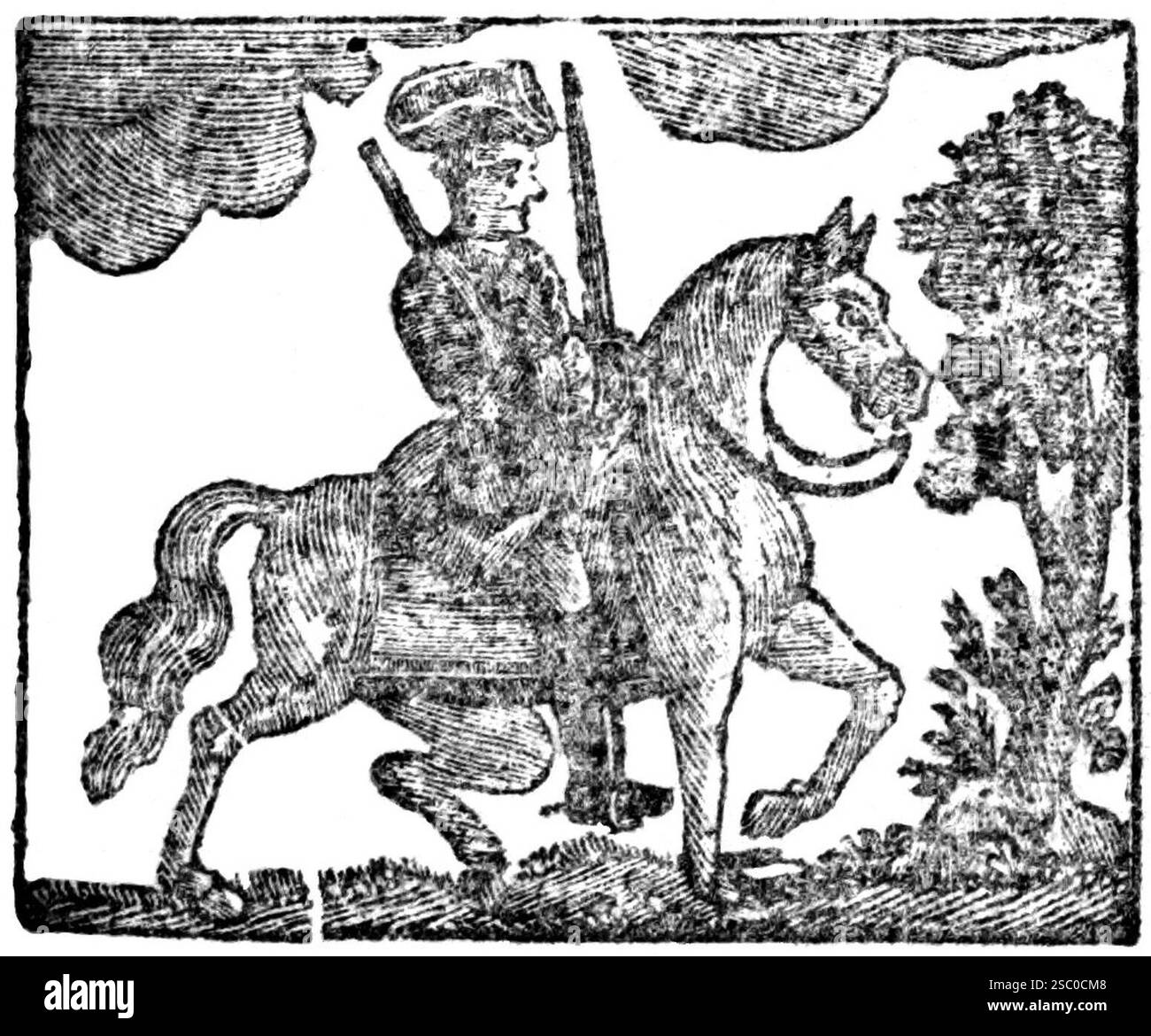 History of Valentine and Orson (1806) - woodcut 01 Stock Photo - Alamy