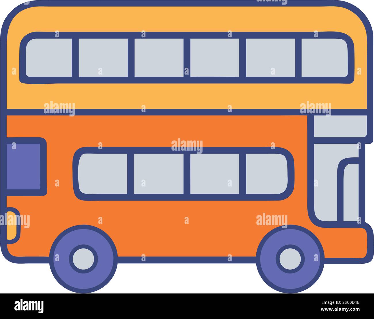 London Double Decker Bus Icon Stock Vector Image & Art - Alamy