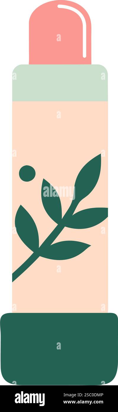 Natural Lip Balm Illustration Stock Vector Image & Art - Alamy
