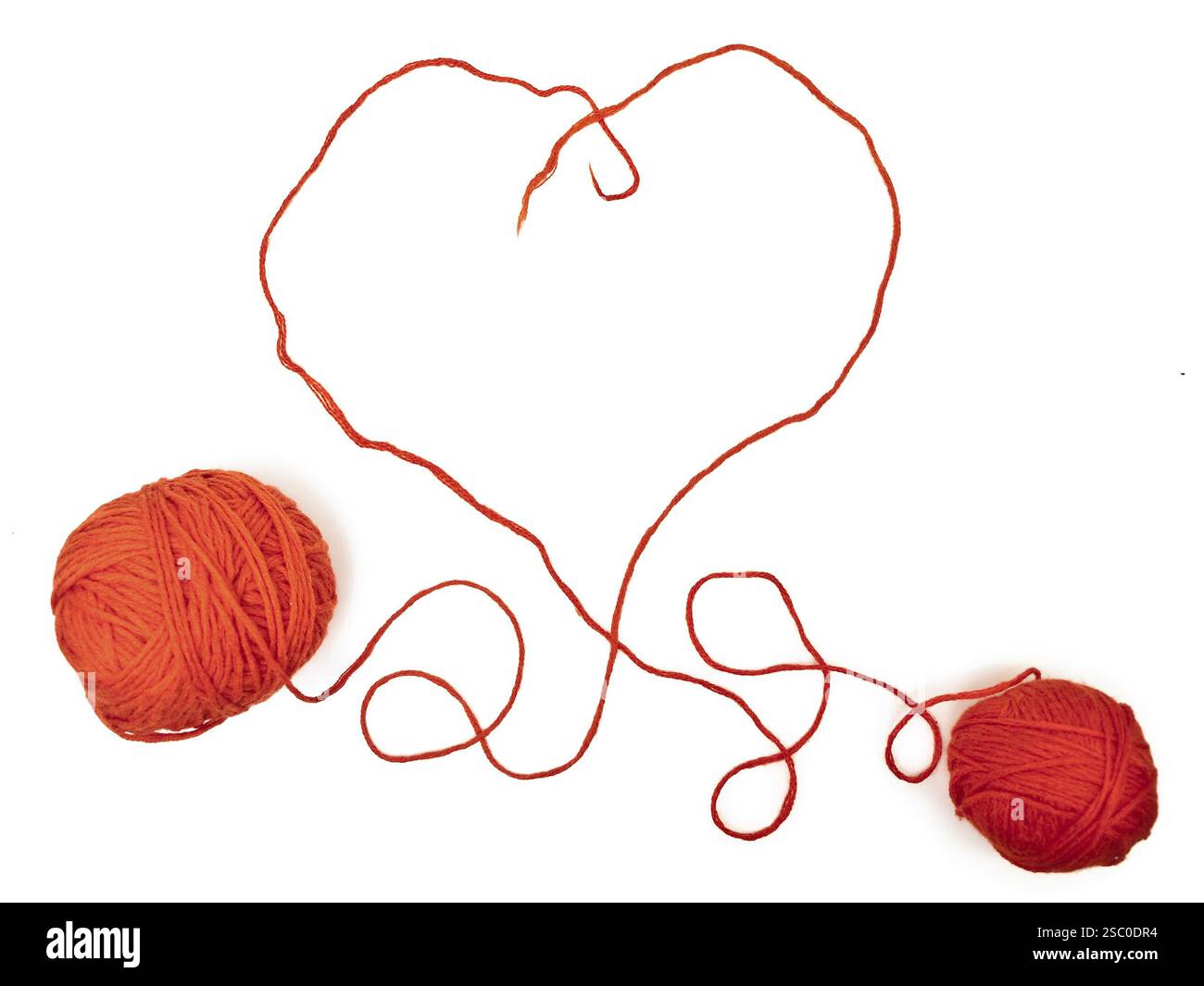 One heart shaped red Cut Out Stock Images & Pictures - Alamy