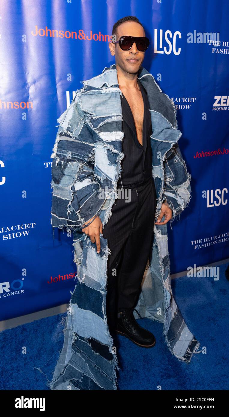 Louis Finley attends 9th Annual Blue Jacket Runway Show at LAVAN ...