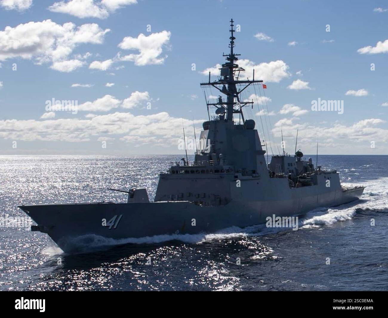 HMAS Brisbane during Exercise Talisman Sabre 2021 Stock Photo - Alamy