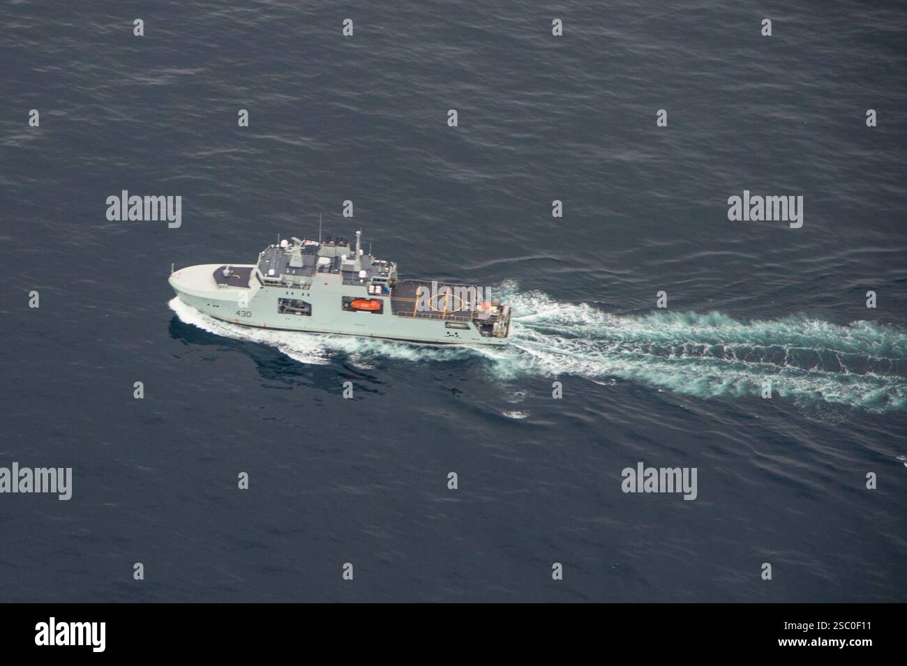 HMCS Harry DeWolf (AOPV 430) during Operation Nanook, 2023 Stock Photo ...