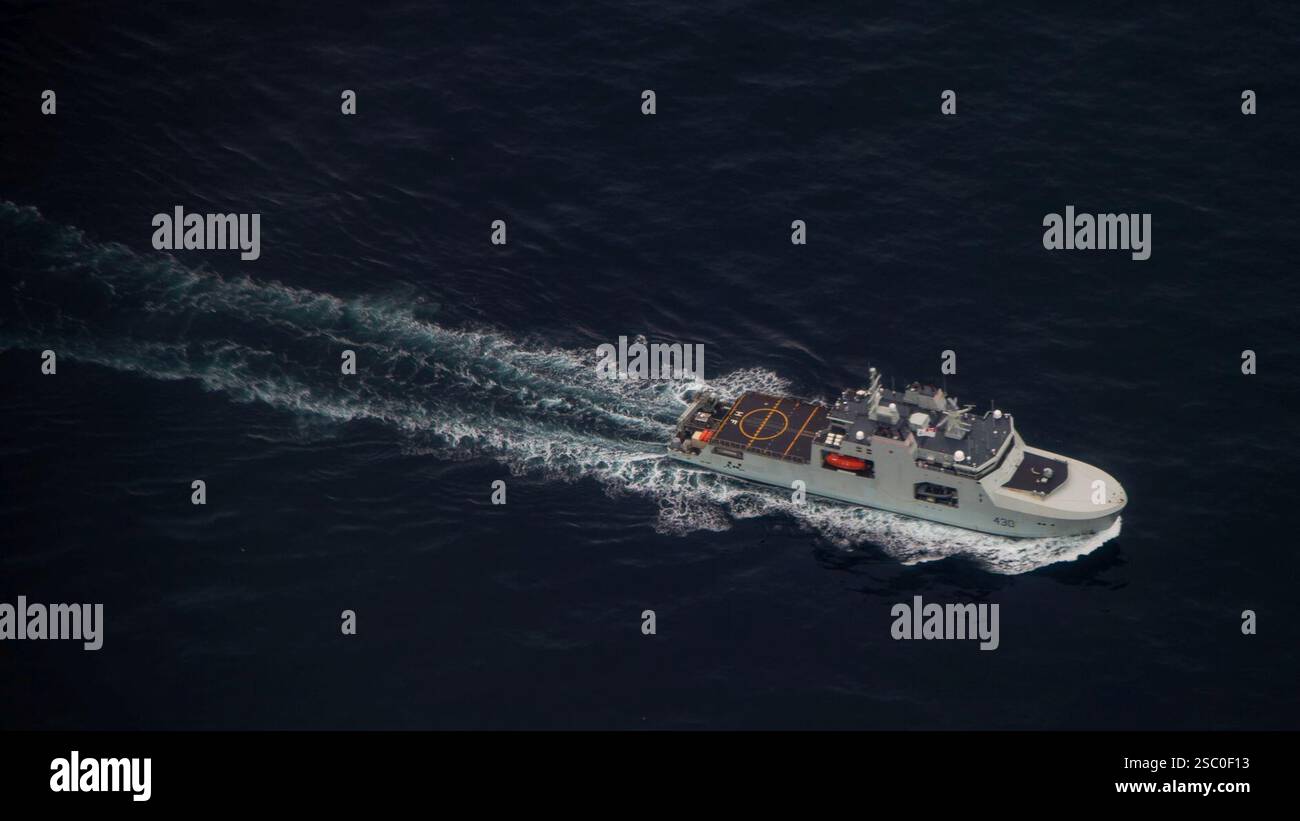 HMCS Harry DeWolf (AOPV 430) during Operation Nanook, 2023 Stock Photo ...