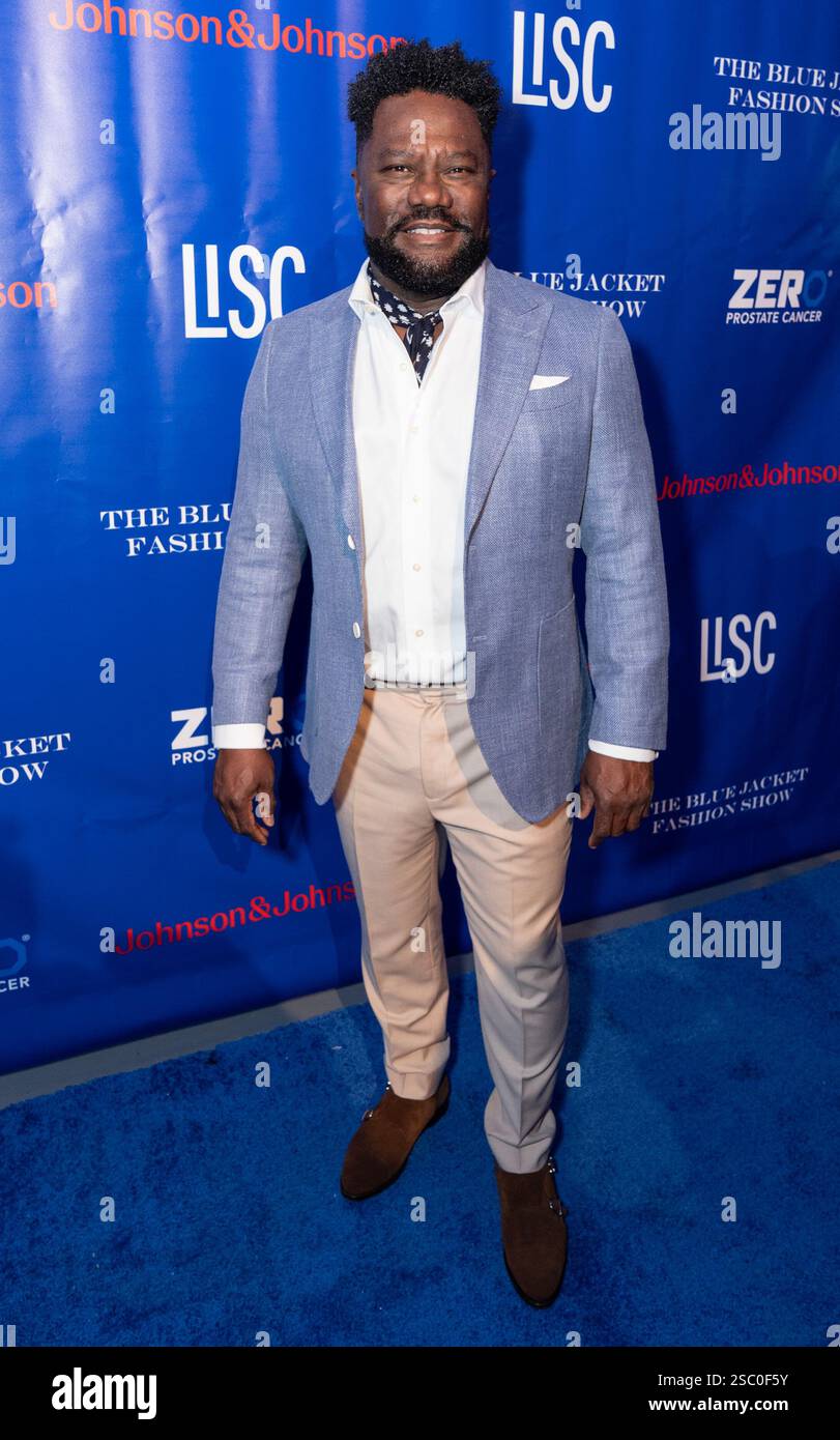 Michael T. Pugh attends 9th Annual Blue Jacket Runway Show at LAVAN ...