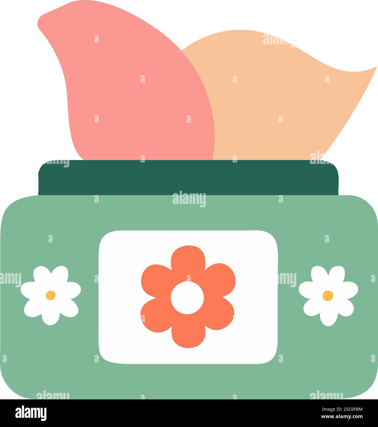 Natural Tissue Box Illustration Stock Vector Image & Art - Alamy