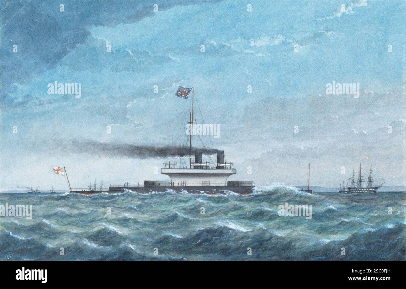 HMS Devastation - FHB Stock Photo - Alamy