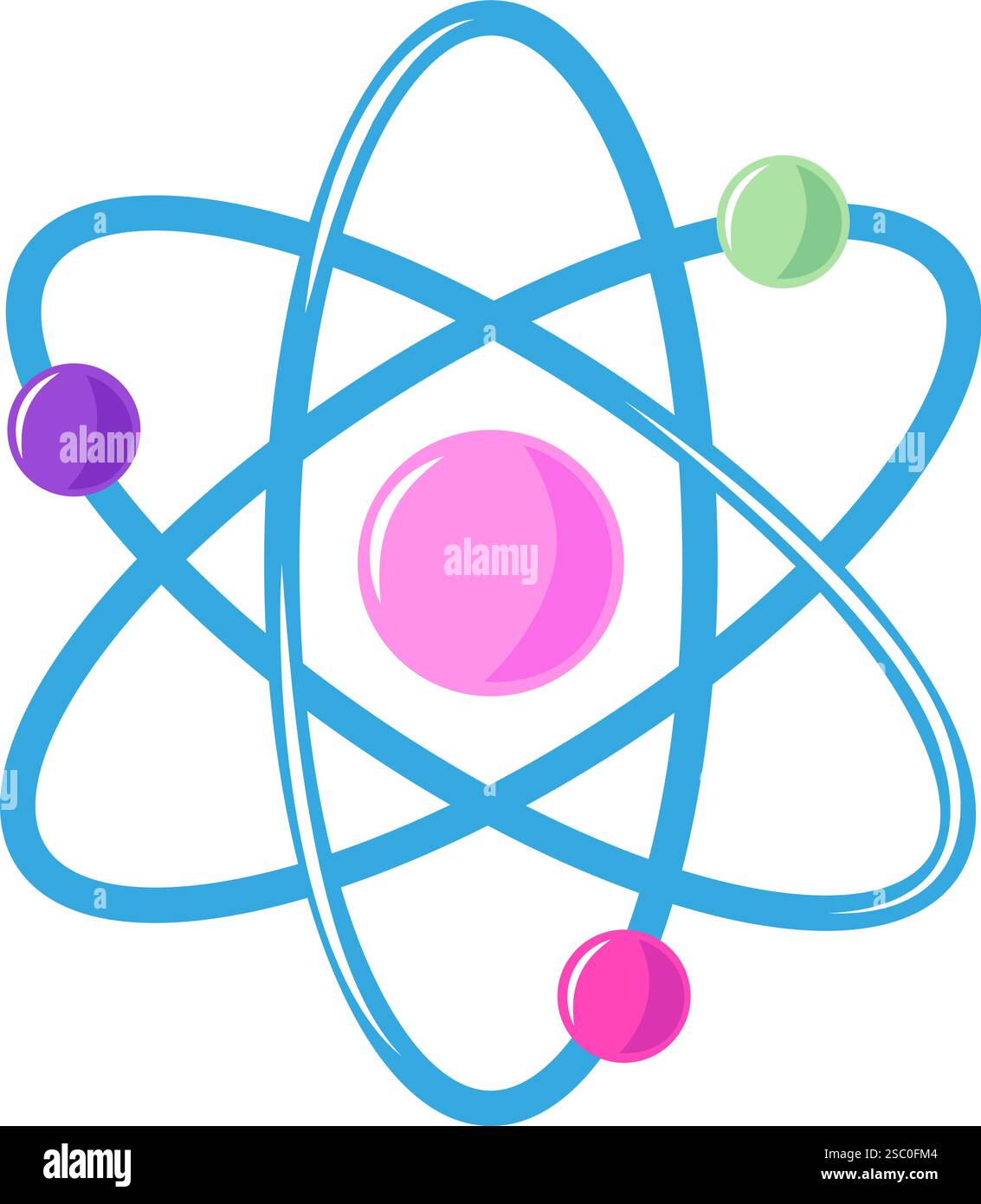 Atomic Structure Quantum Computing Concept Stock Vector Image & Art - Alamy