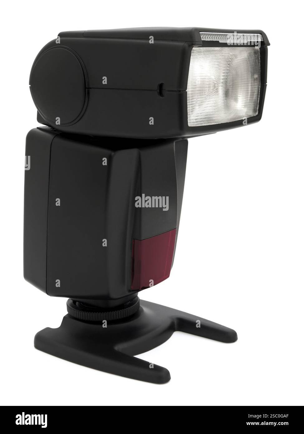 Single flash-light over the white background Stock Photo - Alamy