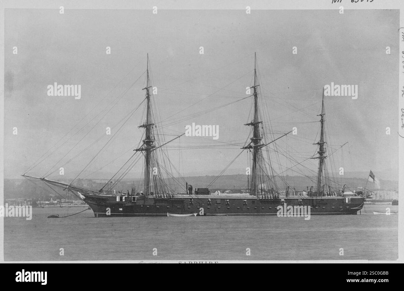 HMS Sapphire (1874 Stock Photo - Alamy