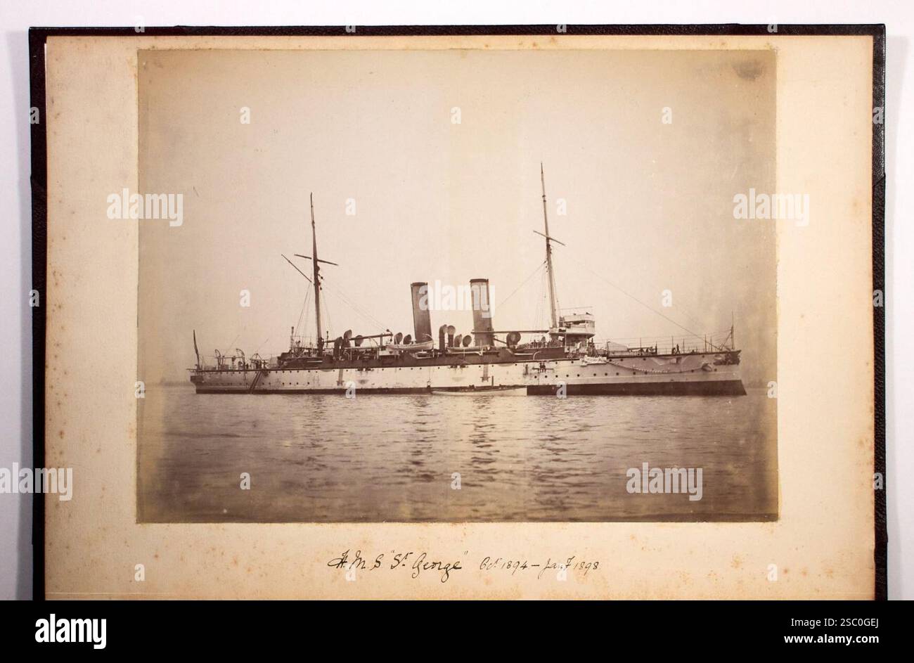 HMS 'St. George' Oct. 1894-Jan. 1898, on the Cape Station. H0061 ...