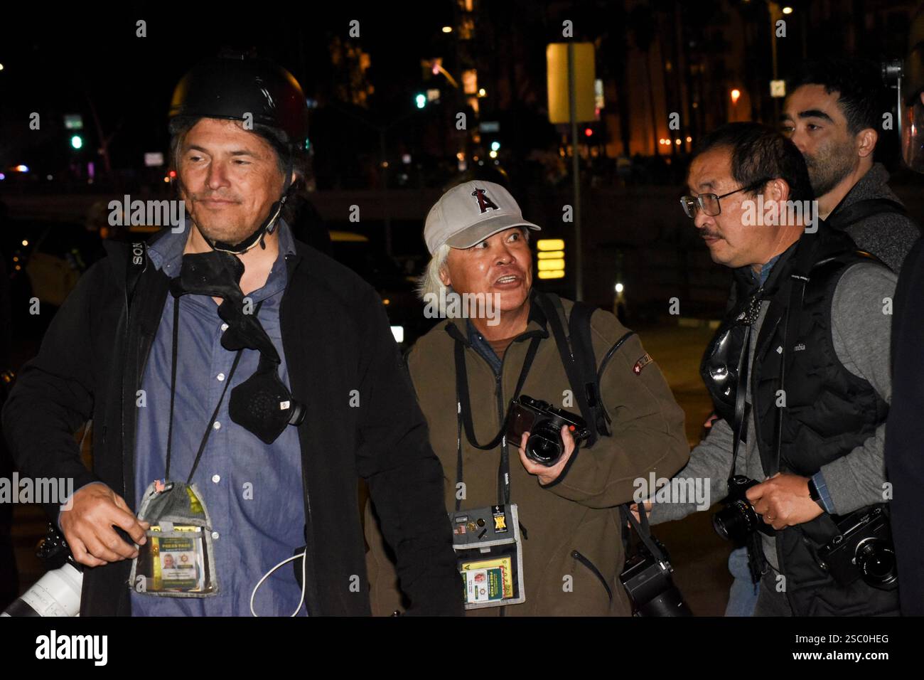 Los Angeles, Califronia, USA. 3rd Feb, 2025. Damian Dovarganes, Nick Ut ...