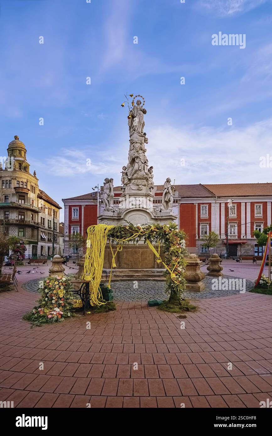 Virgin Mary & St John of Nepomuk Monument in the Liberty Square ...