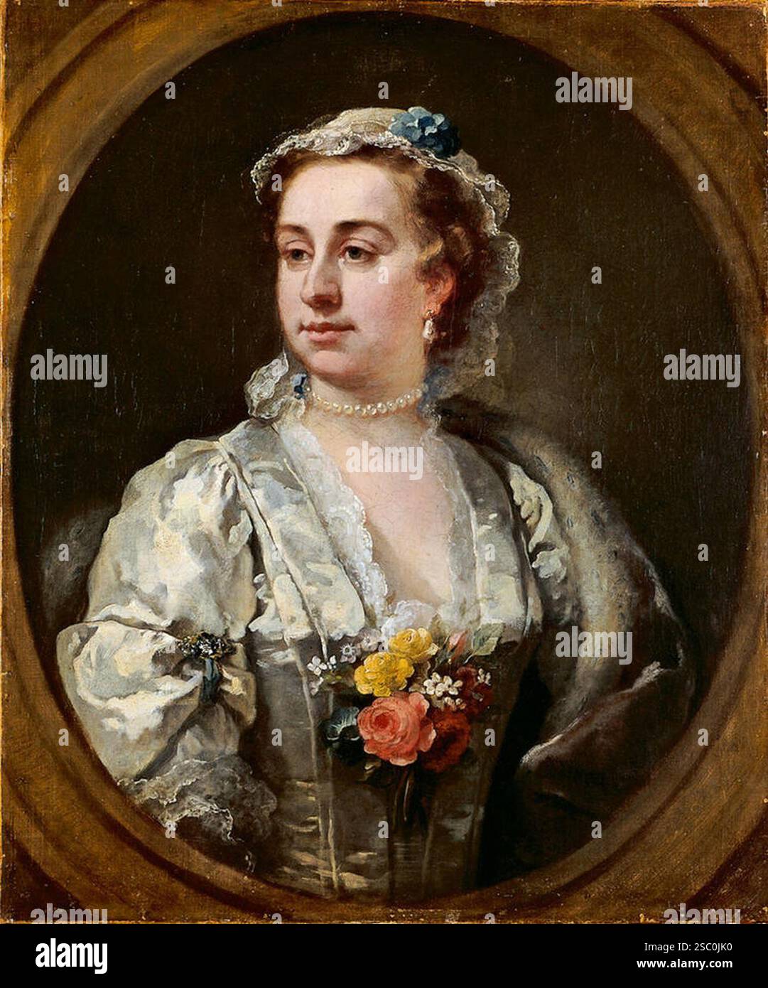Hogarth - Portrait de Catherine Edwards, née Vaslet (1708 - 1803), 1739 ...
