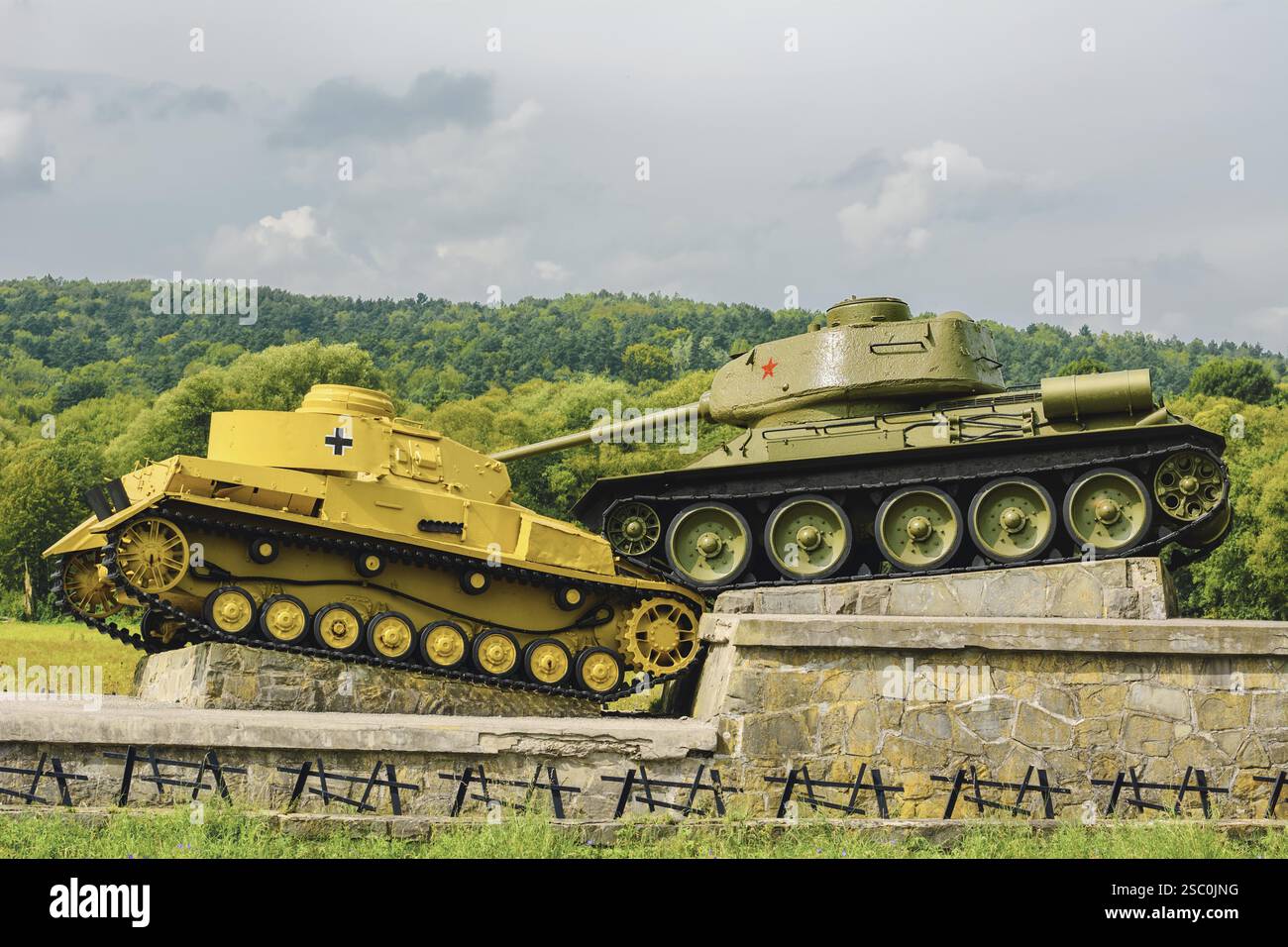 Tanks of Second World War. Kapisova, Slovakia Kapisova, Slovakia ...