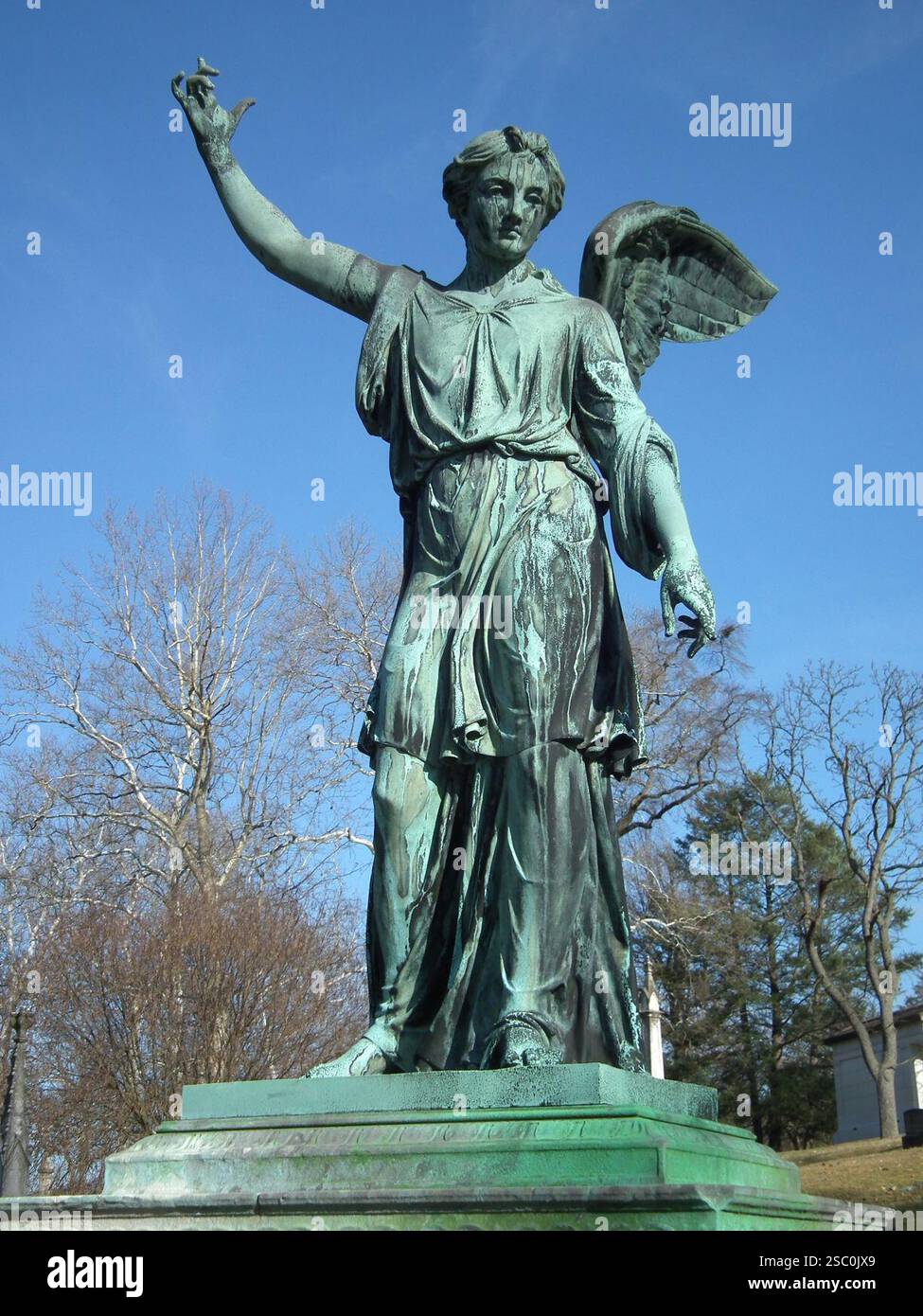 Hogg (George) monument, Allegheny Cemetery, 2024-02-01, 05 Stock Photo ...