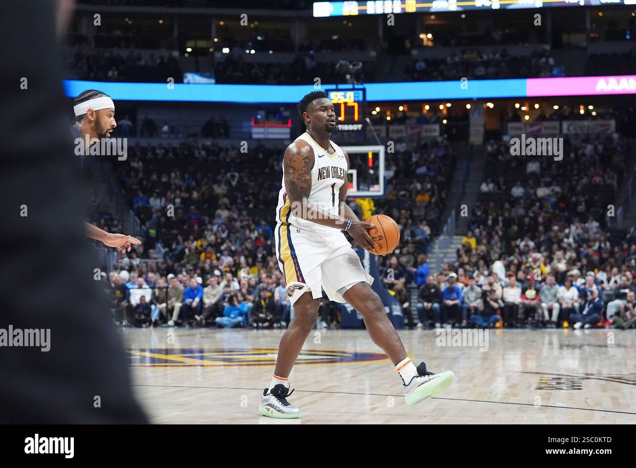 New Orleans Pelicans forward Zion Williamson (1) in the second half of ...