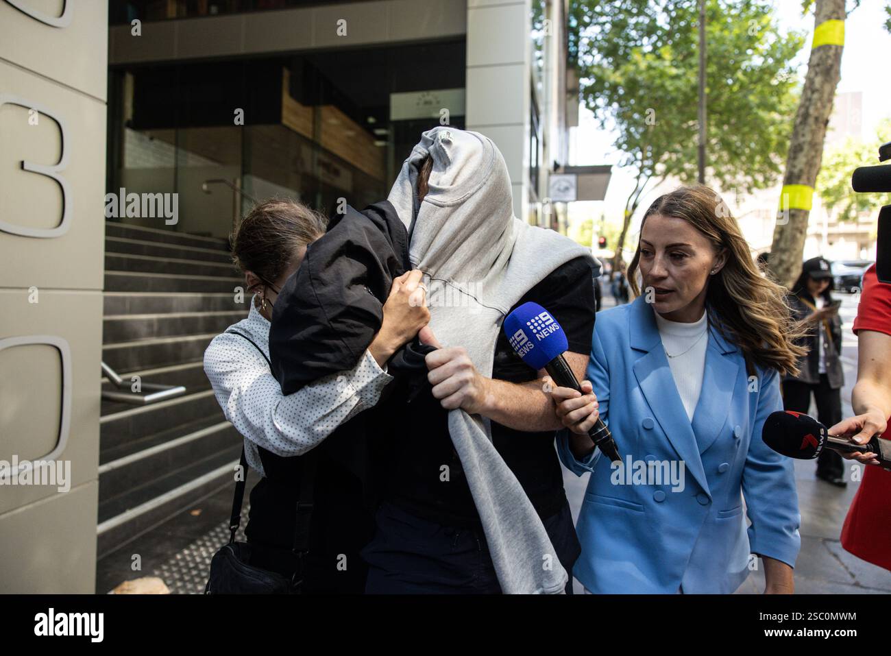 Melbourne, Australia. 05th Feb, 2025. Matthew Raoul White departs from ...