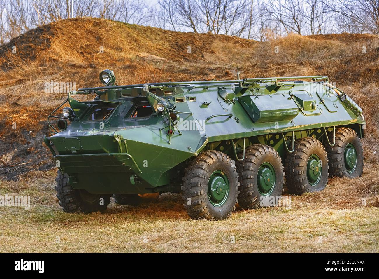 Soviet Eight-wheeled Armoured Personnel Carrier (BTR) Silistra ...