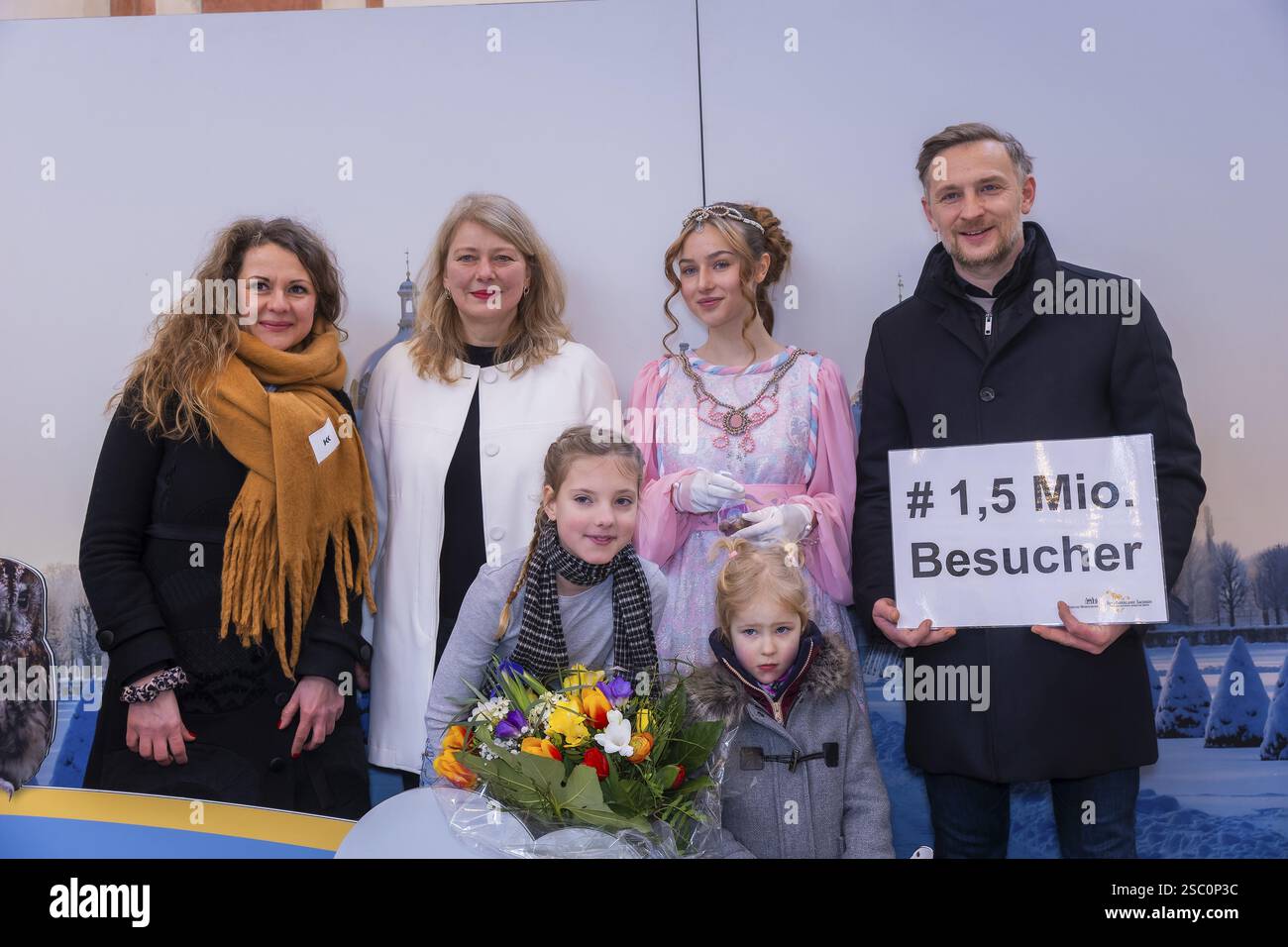 Nine-year-old Lisa from Dresden is the 1.5 millionth visitor to the ...