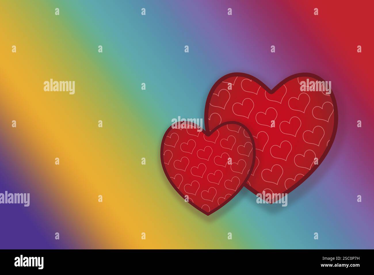 Elegant decorative heart pattern design for fabric, wallpaper, gift ...