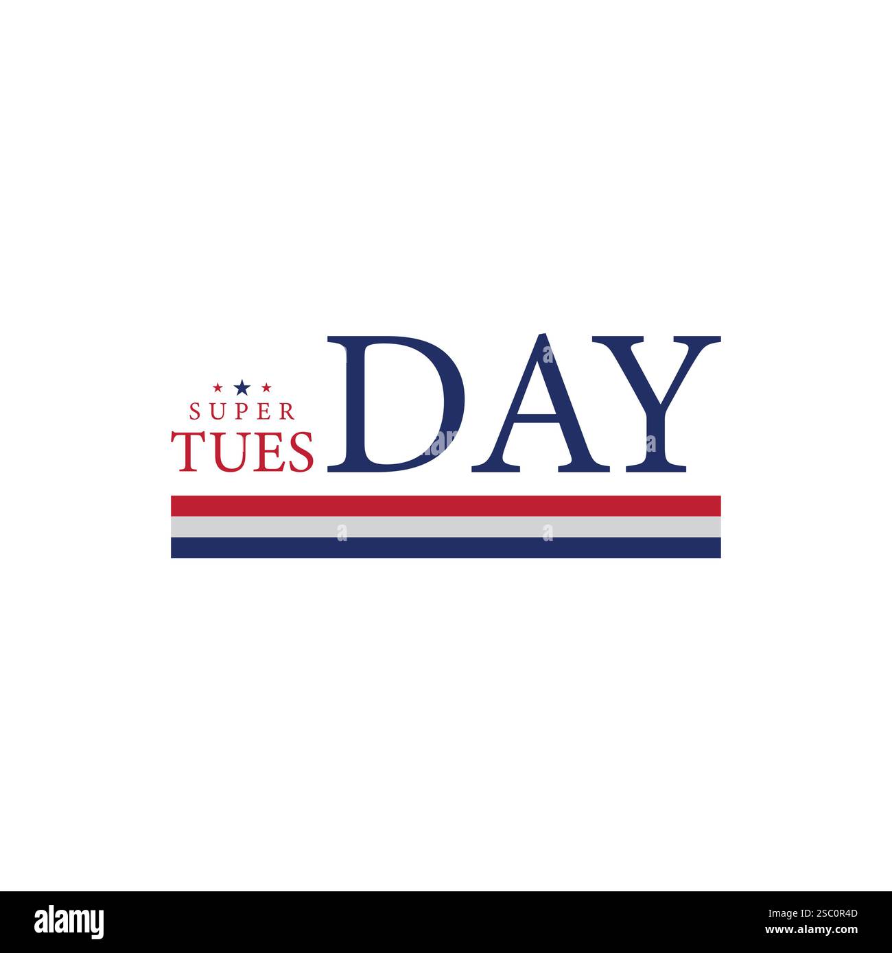 Super Tuesday 2025 Shaping the Future of the United States Stock Vector ...