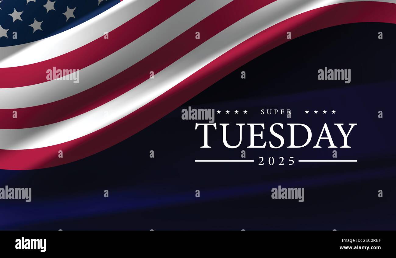 Breaking Down the Key Races of Super Tuesday Stock Vector Image & Art ...