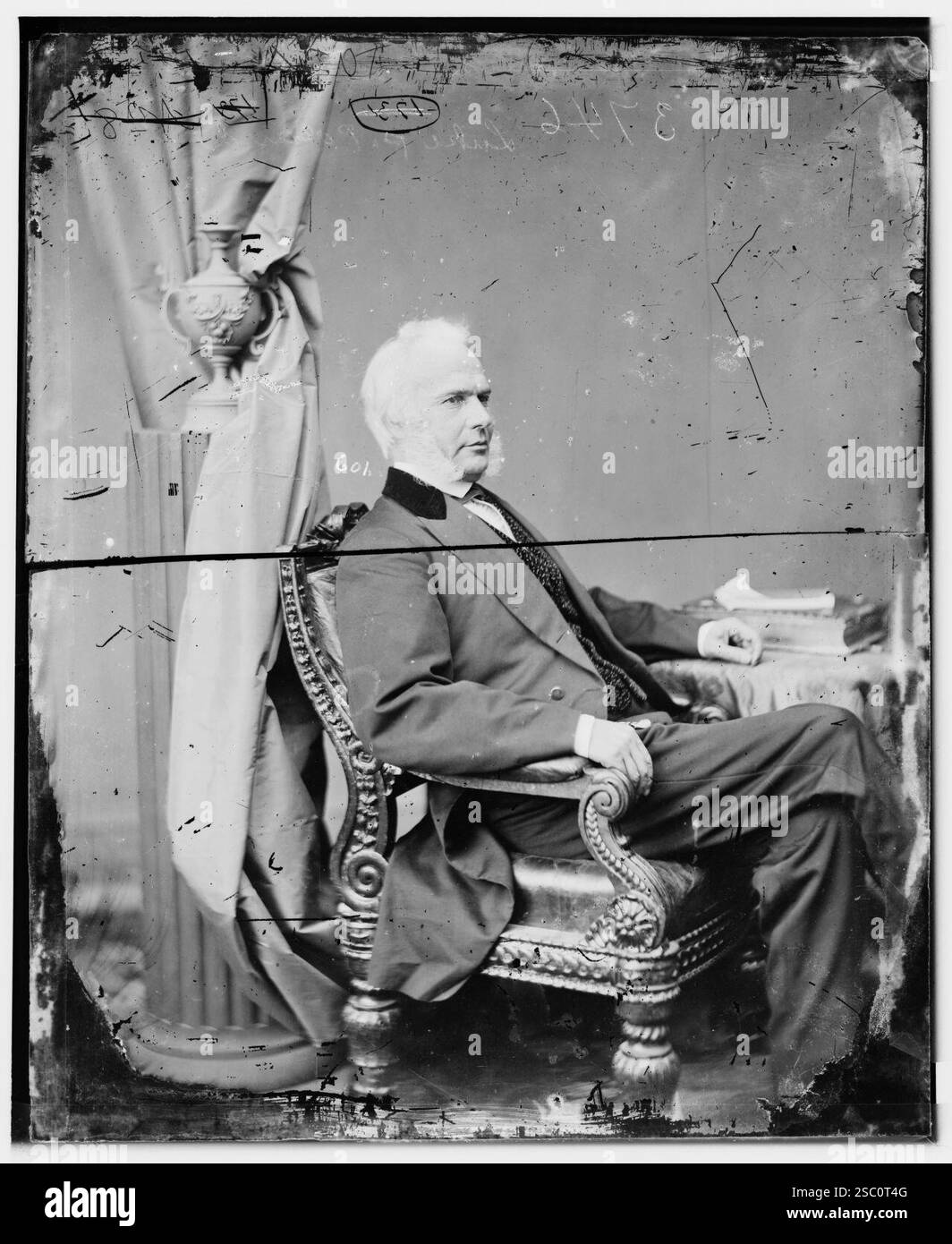 Hon. Luke Potter Poland of Vermont Stock Photo - Alamy