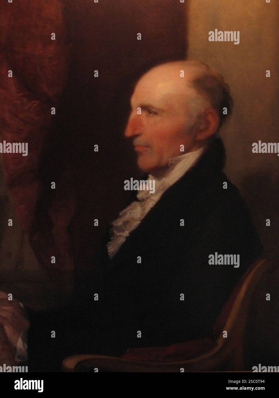 Hon. William Prescott, painted by Gilbert Stuart (3x4a Stock Photo - Alamy