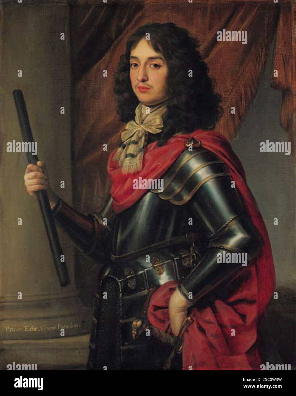 Honthorst - Portrait of Prince Edward of the Palatinate (1625-1663 ...