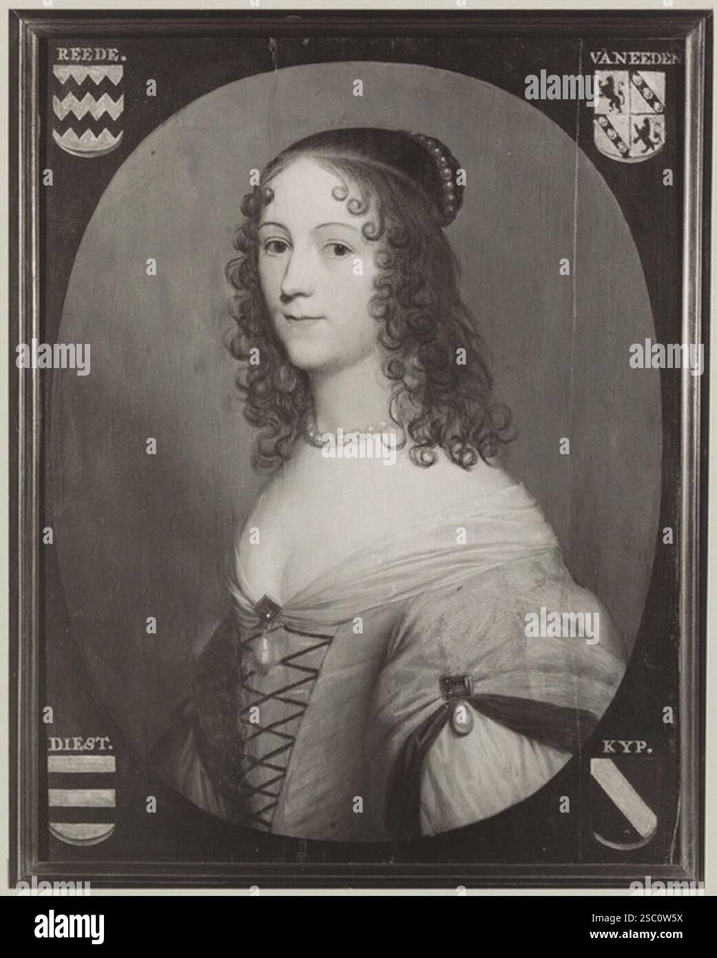 Honthorst - studio of - Portrait of Mechteld van Reede ( -1692), 131198 ...