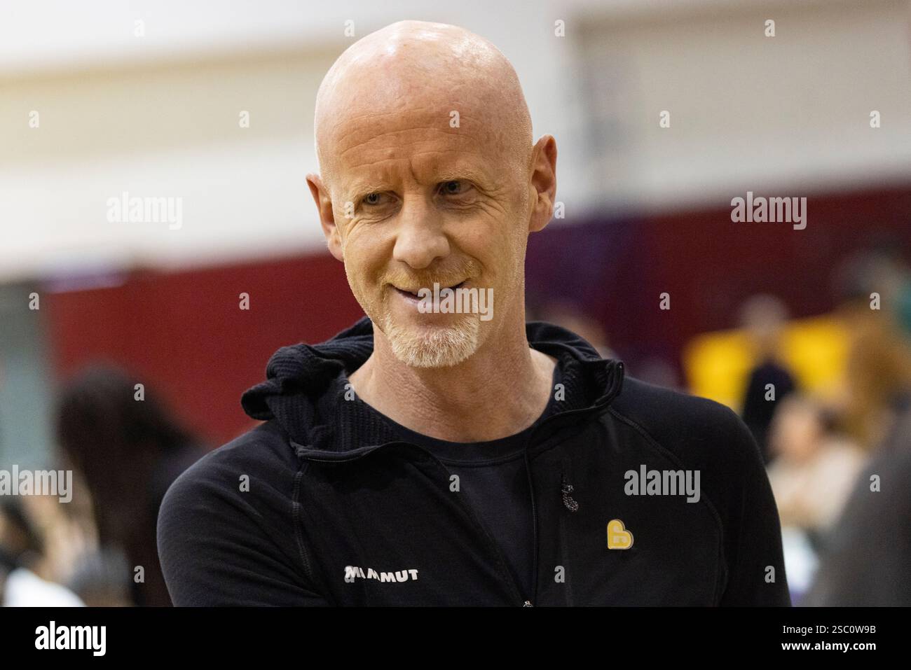 GoFundMe CEO Tim Cadogan attends an event at the gymnasium of Pasadena ...