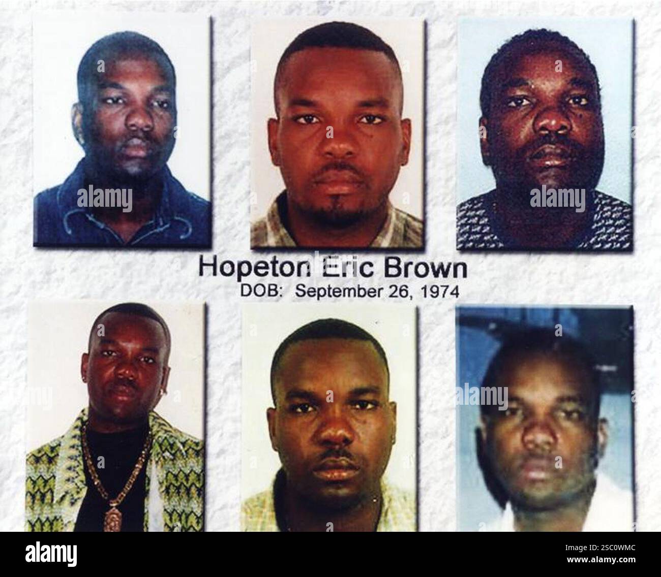 Hopeton Eric Brown (FBI Stock Photo - Alamy