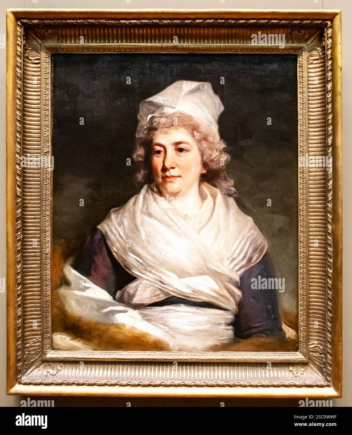 Hoppner Sarah Franklin Bache With Frame Stock Photo Alamy