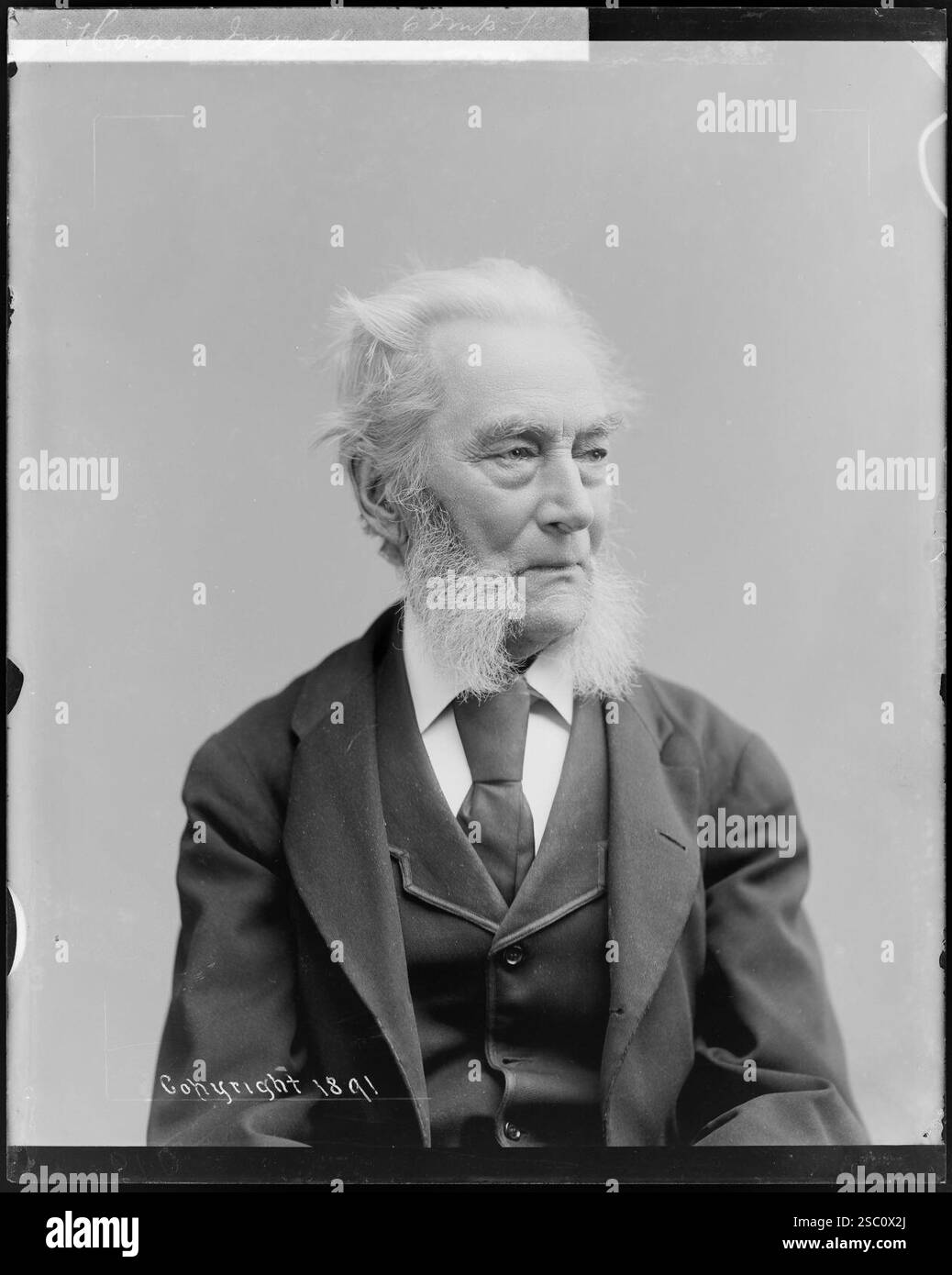 Horace Lorenzo “Cardinal” Ingersol by Frank Cousins, 1891 Stock Photo ...