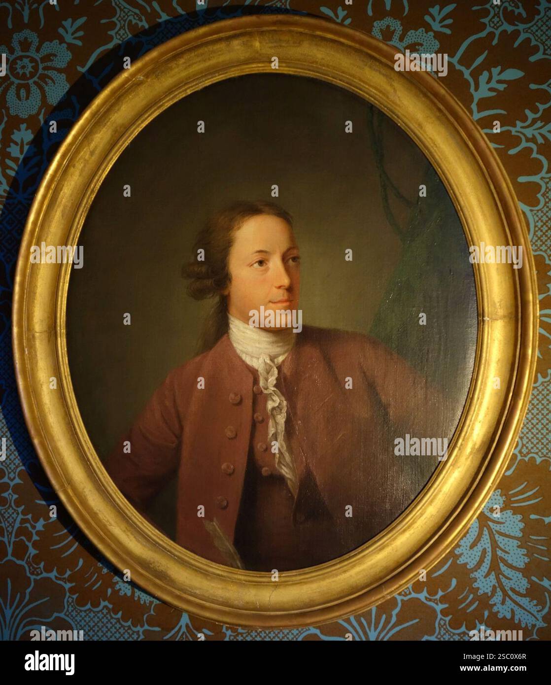 Horace Walpole, apparently by Gogain after Allan Ramsay portrait ...