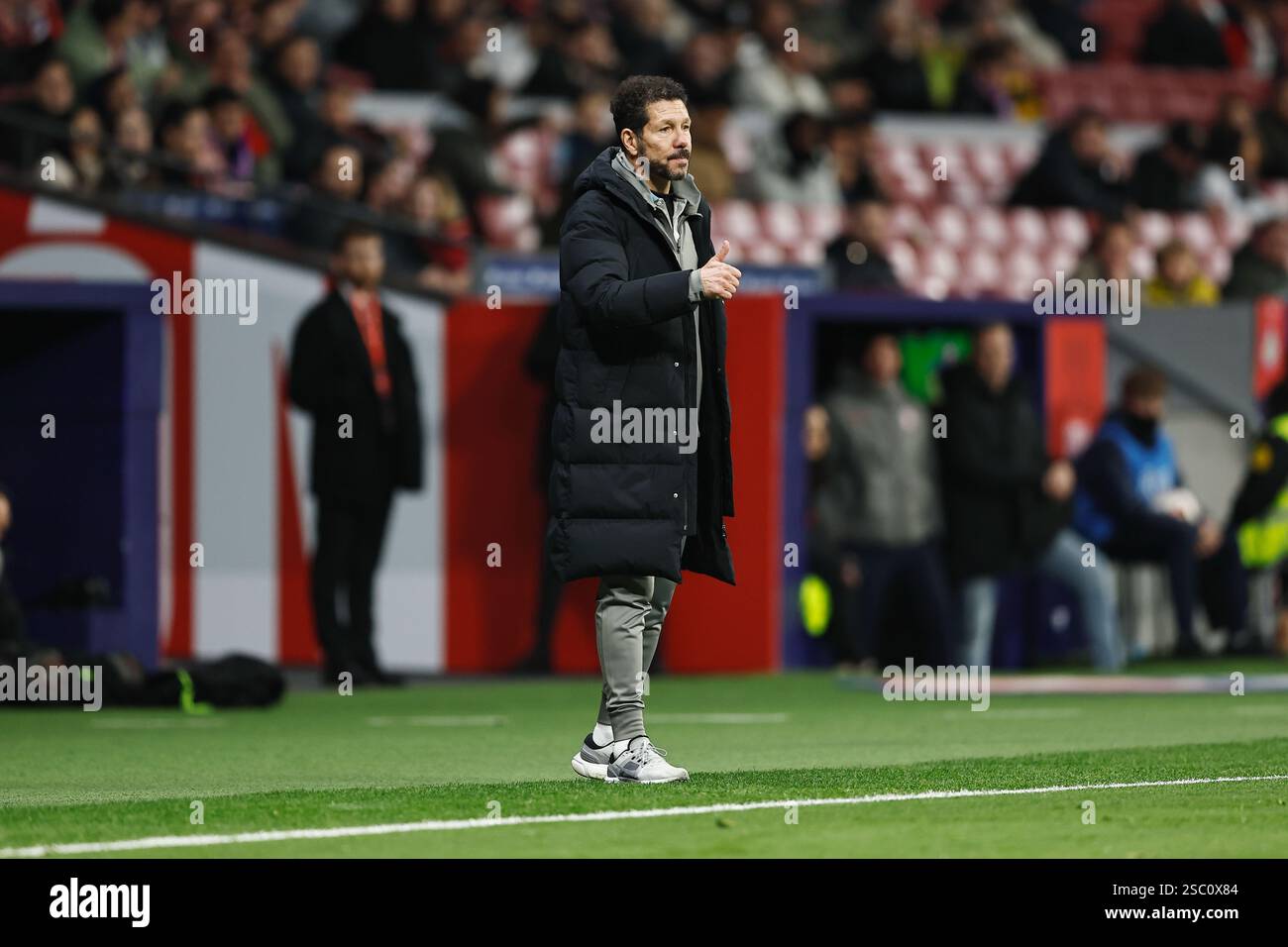Madrid, Spain. 4th Feb, 2025. Diego Simeone (Atletico) Football/Soccer ...
