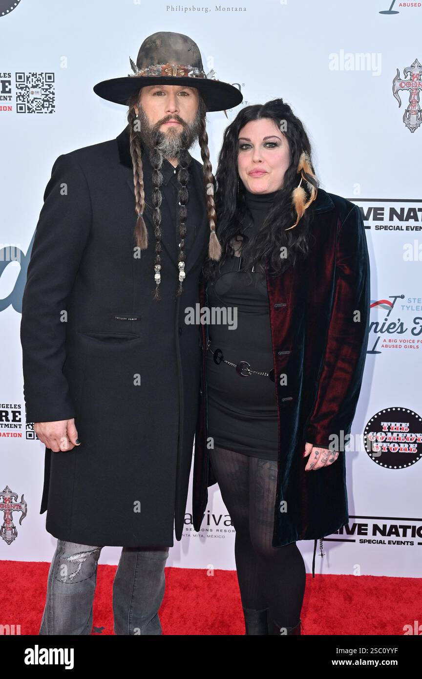 Hollywood CA USA - February 2, 2025: Dewey Bragg, Mia Tyler attends ...