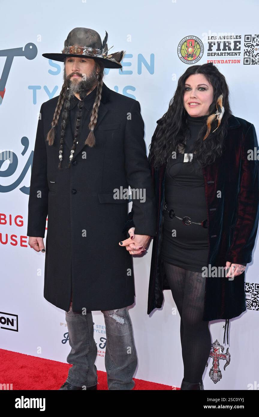 Hollywood CA USA - February 2, 2025: Dewey Bragg, Mia Tyler attends ...