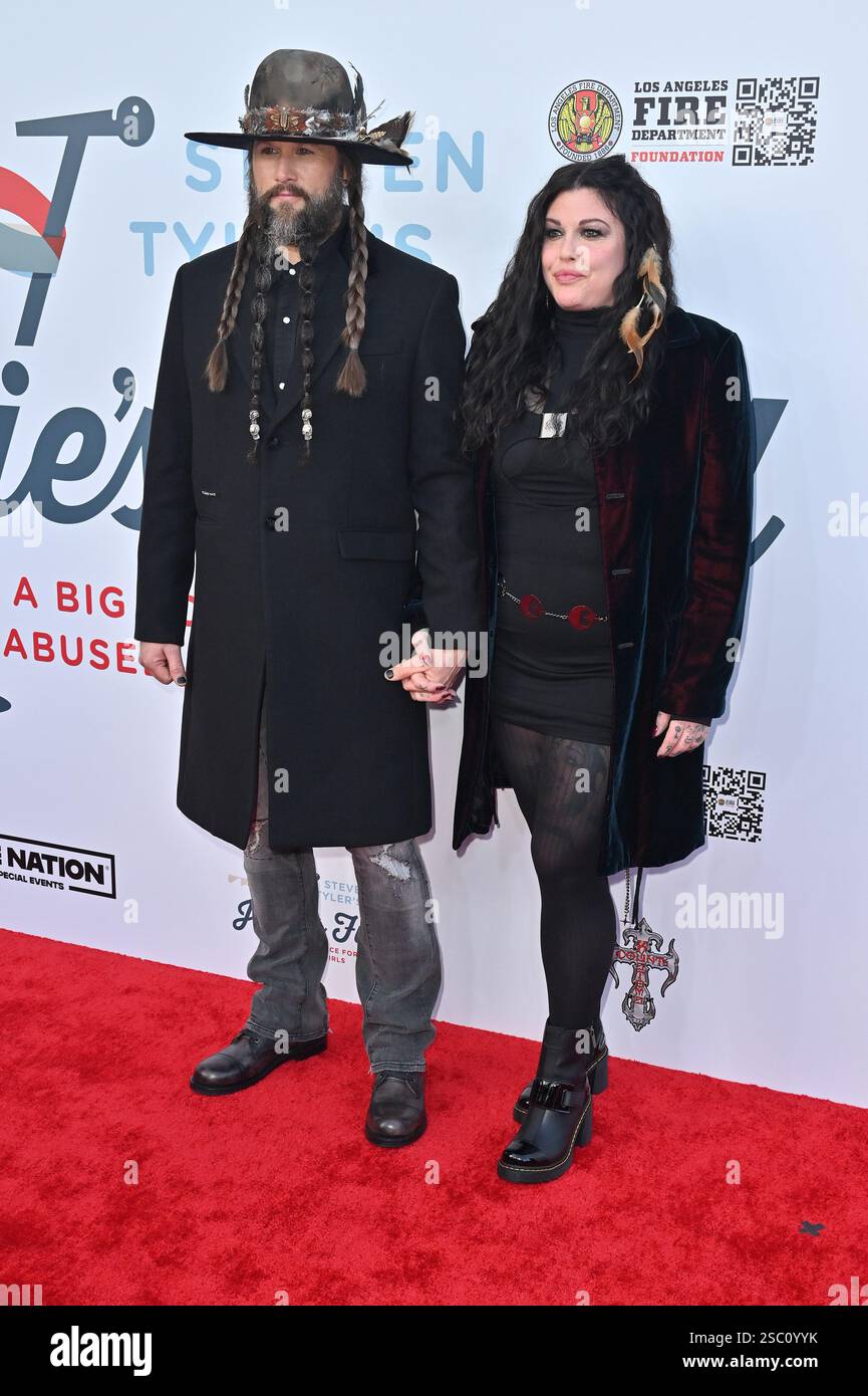 Hollywood CA USA - February 2, 2025: Dewey Bragg, Mia Tyler attends ...
