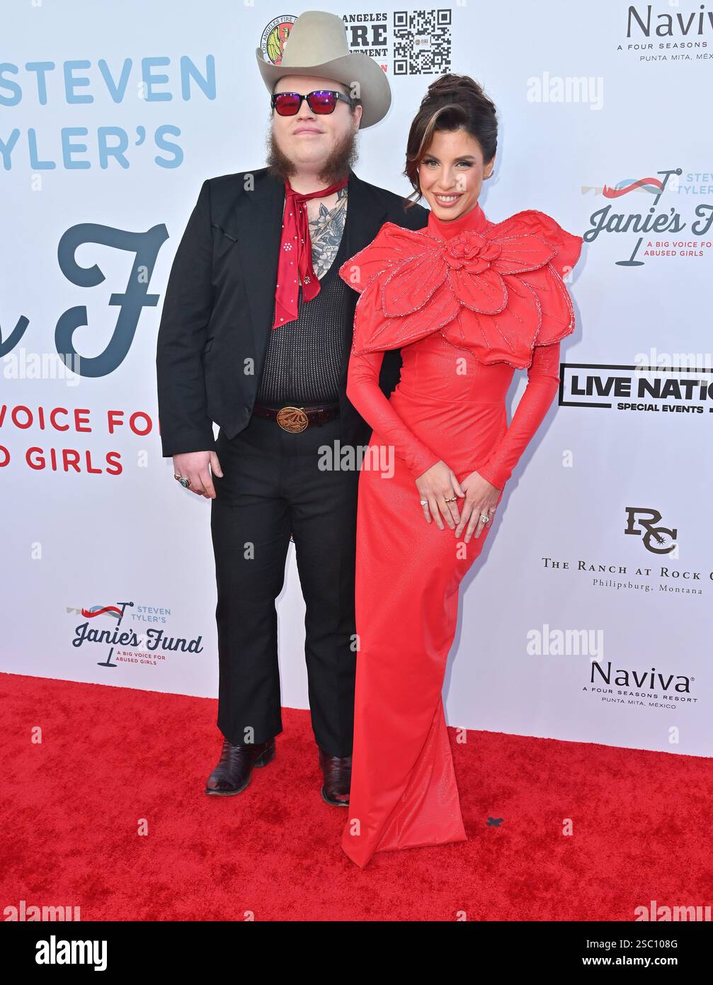 Hollywood CA USA - February 2, 2025: Briley King, Marcus King attends ...