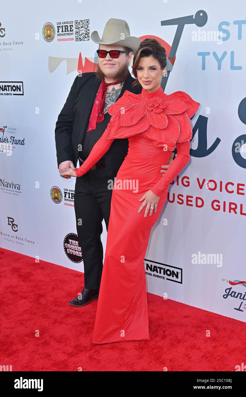Hollywood CA USA - February 2, 2025: Briley King, Marcus King attends ...