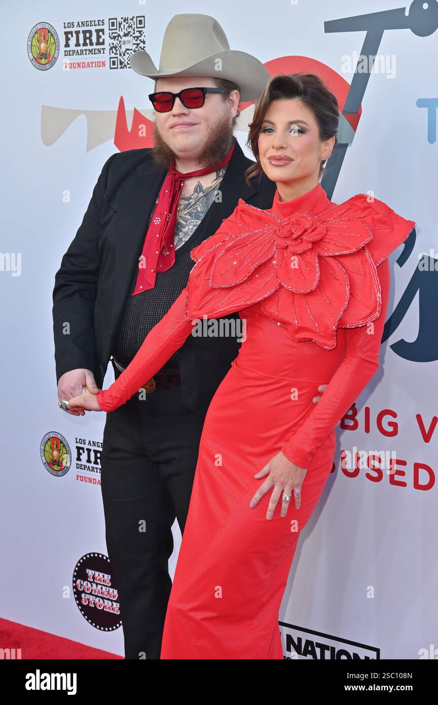 Hollywood CA USA - February 2, 2025: Briley King, Marcus King attends ...