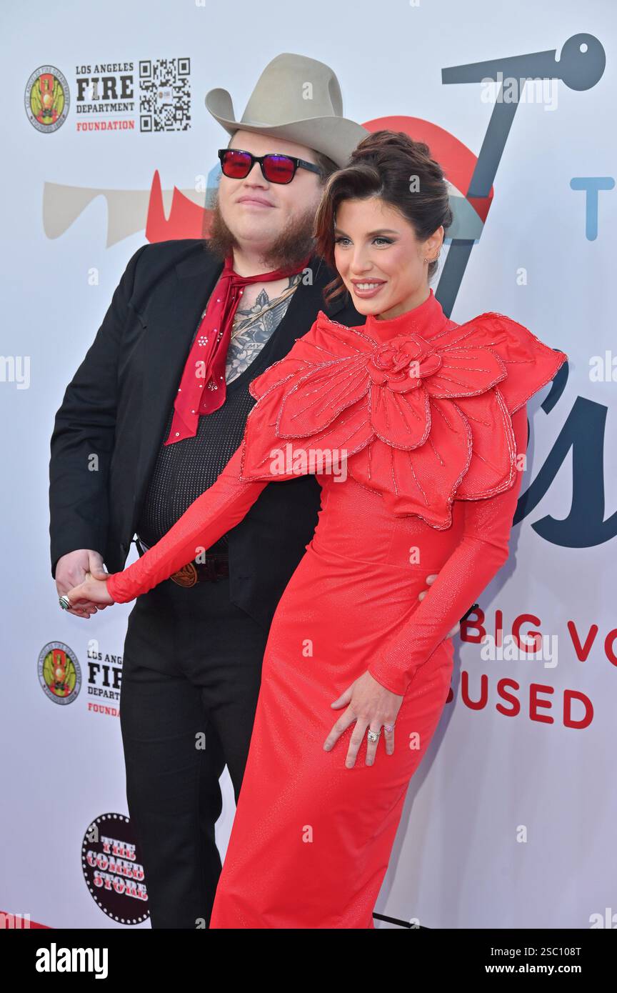 Hollywood CA USA - February 2, 2025: Briley King, Marcus King attends ...