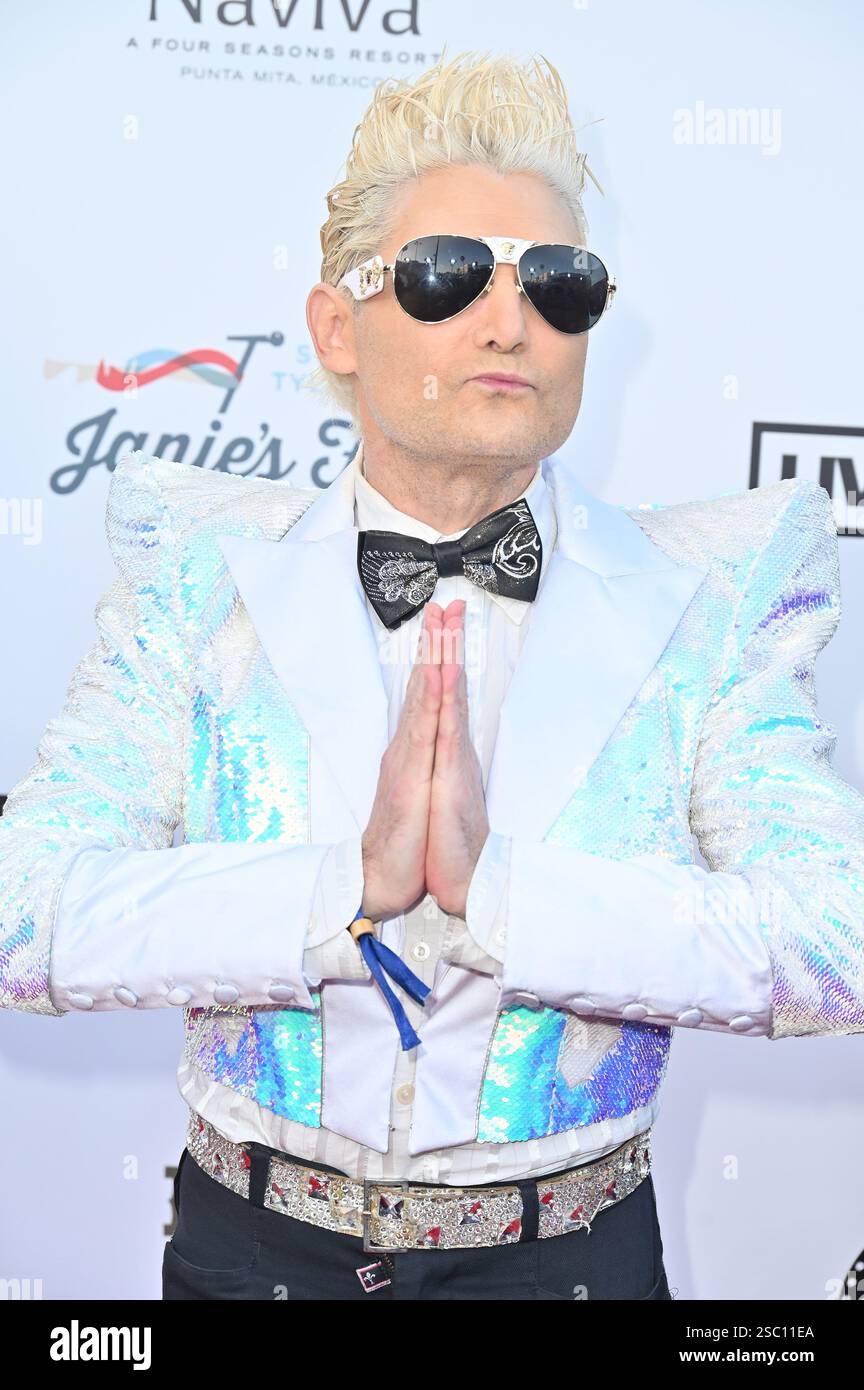 Hollywood CA USA - February 2, 2025: Corey Feldman attends Steven Tyler ...