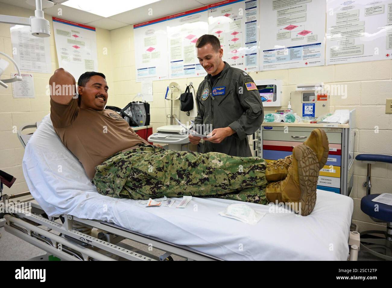 Hospital Corpsman Skills Basic training evolution at the medical center ...