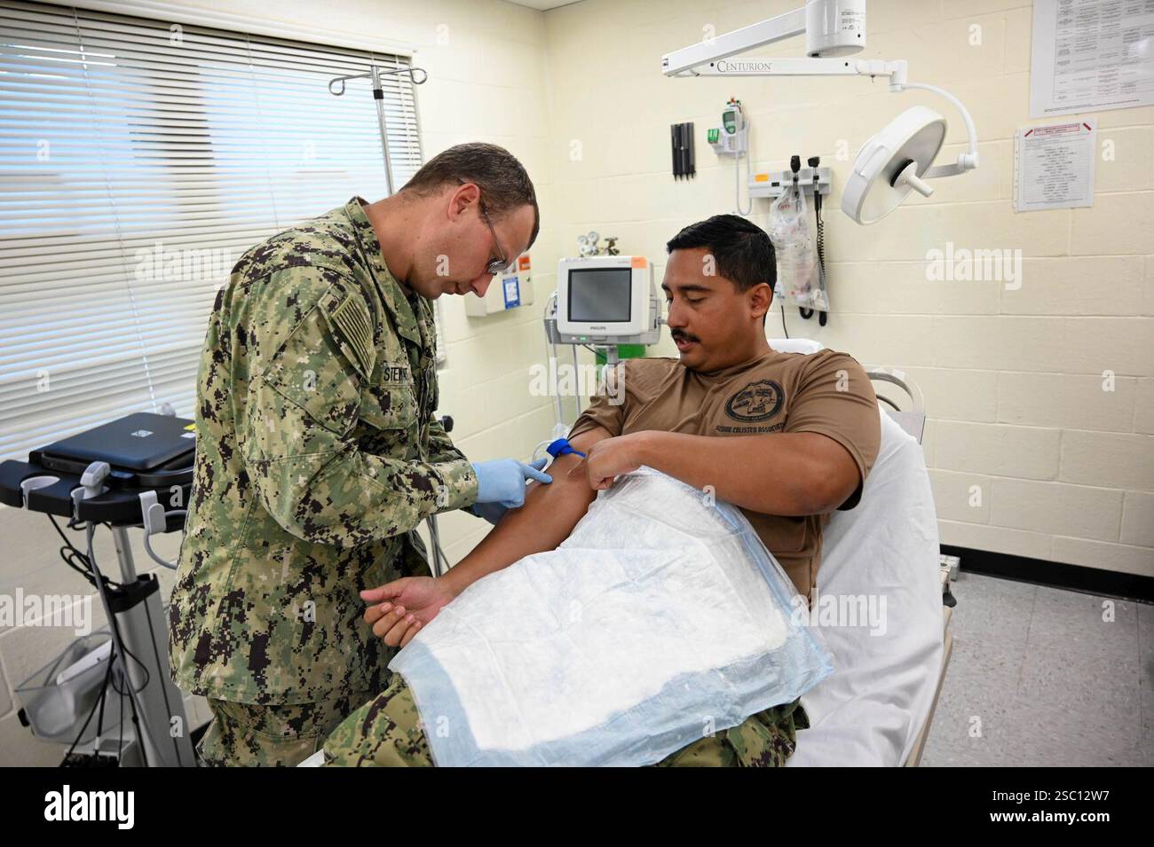Hospital Corpsman Skills Basic training evolution at the medical center ...
