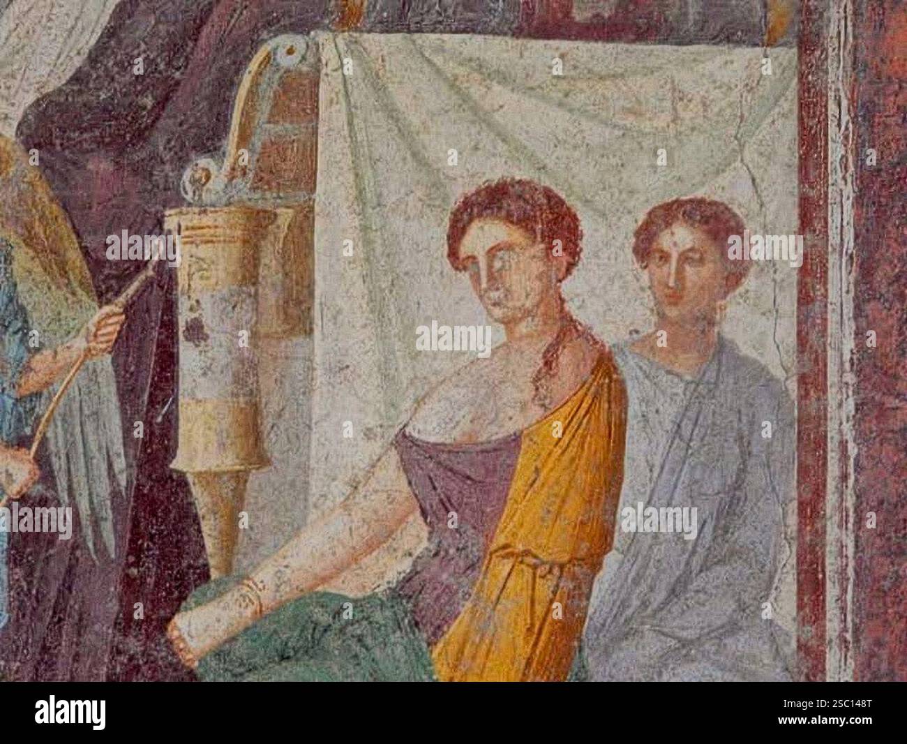 House of Marcus Lucretius Fronto Pompeii 2015 Room ‘h’, Detail from ...