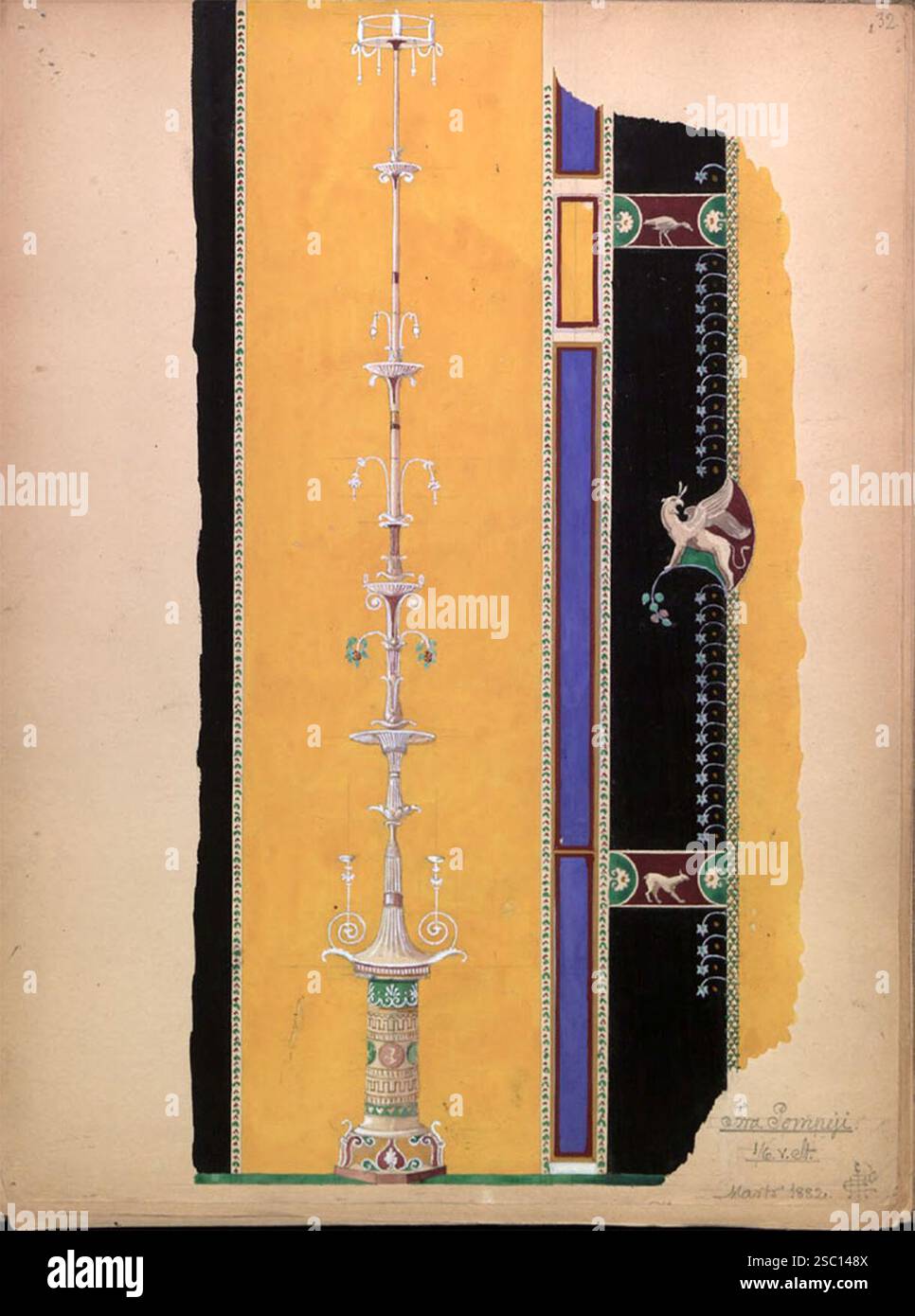 House of L Caecilius Jucundus 1882 painting by Hector Estrup, showing ...