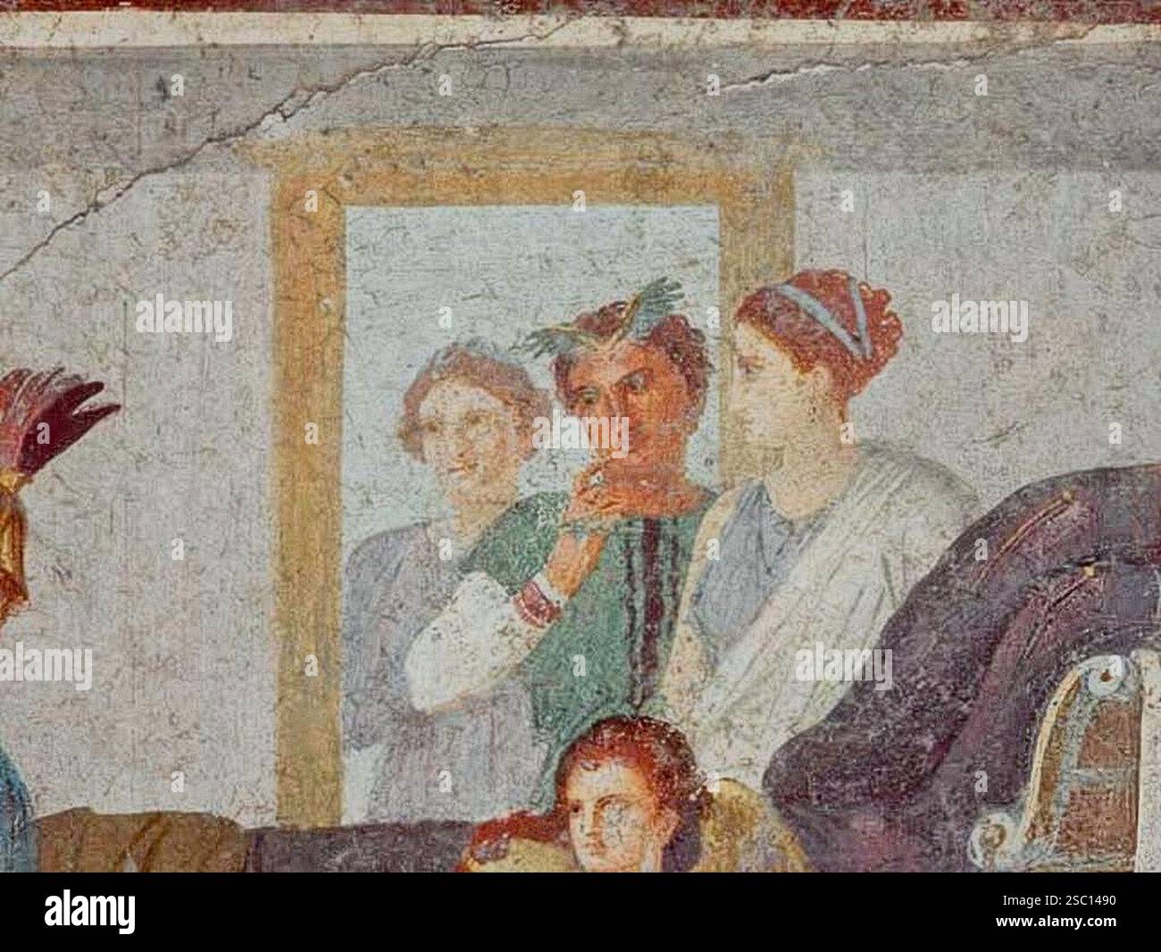 House of Marcus Lucretius Fronto Pompeii 2015 Room ‘h’, Detail from ...